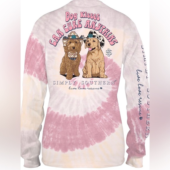Simply Southern | Tops | Nwt Simply Southern Dog Kisses Cow Cowboy Hat ...